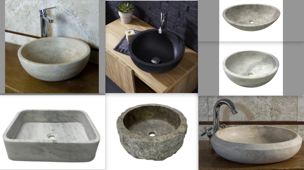 Natural Stone Basins - Natural Tile & Bathrooms